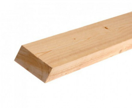 Half Round Rail 75mm x 3.66m, Country Supplies