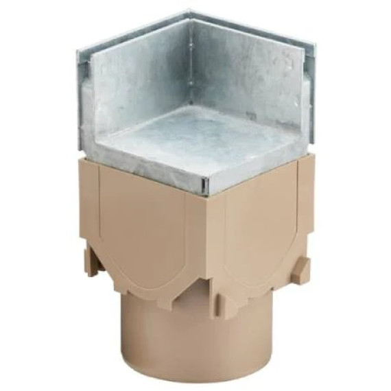 Aco Corner Brick Slot Galv Unit RainDrain, Country Supplies