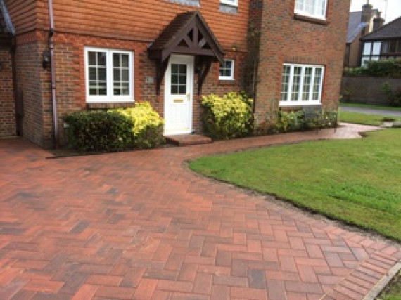 Brett Delta Brindle Block Paving 266 x 133 x 50mm Pack 9.77m², Country ...