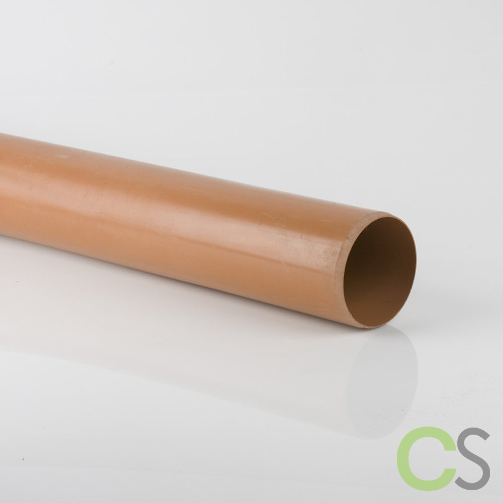 3m BS Underground Plain End Pipe, Country Supplies