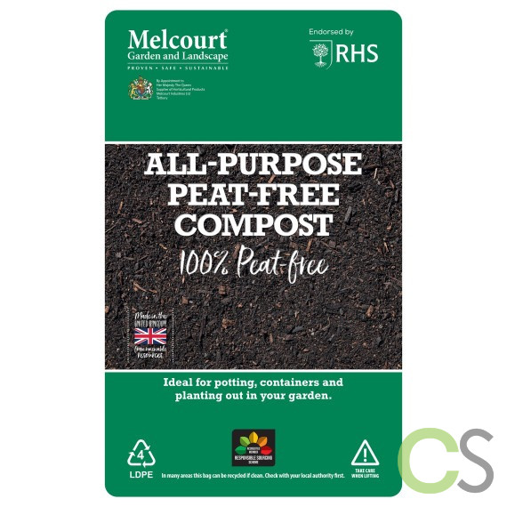 Melcourt All Purpose Compost Peat-Free 40 Litre Bag 40 Litre Bag ...