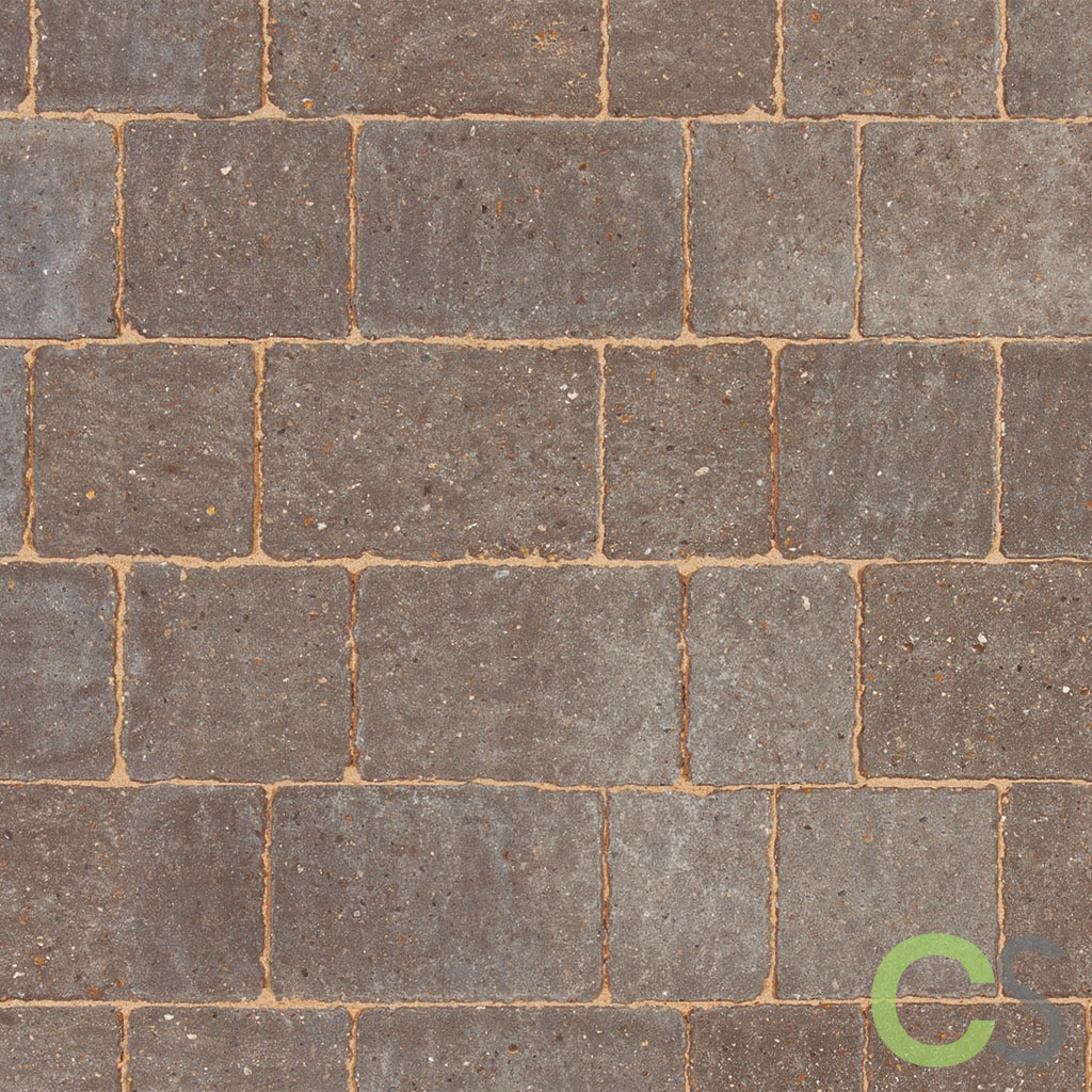 Brett Alpha Charcoal Block Paving Large 210 x 140 x 60mm Pack 10.35m² ...