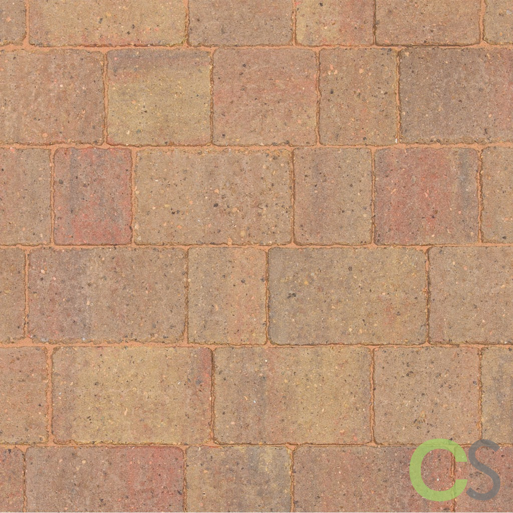 Brett Alpha Autumn Gold Block Paving Small 105 x 140 x 60mm Pack 10 ...