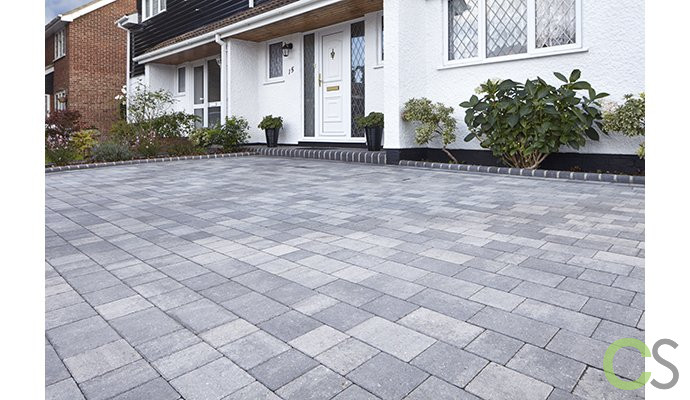 Brett Beta Silver Haze Block Paving Trio 60mm Pack 8.94mý, Country Supplies