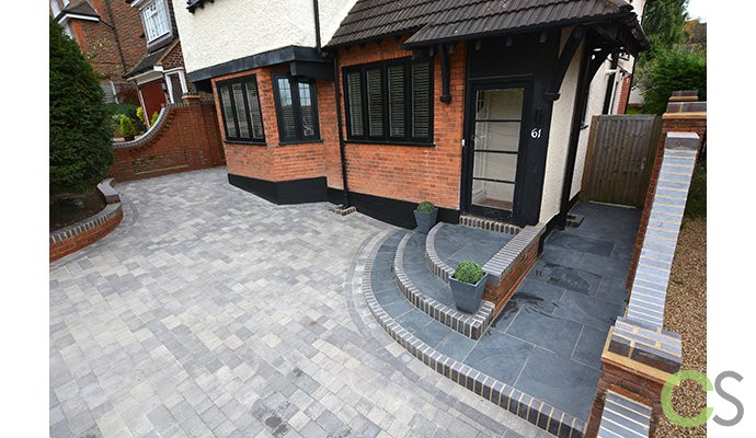 Brett Beta Silver Haze Block Paving Trio 60mm Pack 8.94mý, Country Supplies