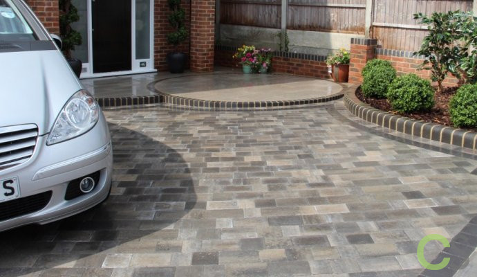 Brett Beta Silver Haze Block Paving Trio 60mm Pack 8.94mý, Country Supplies