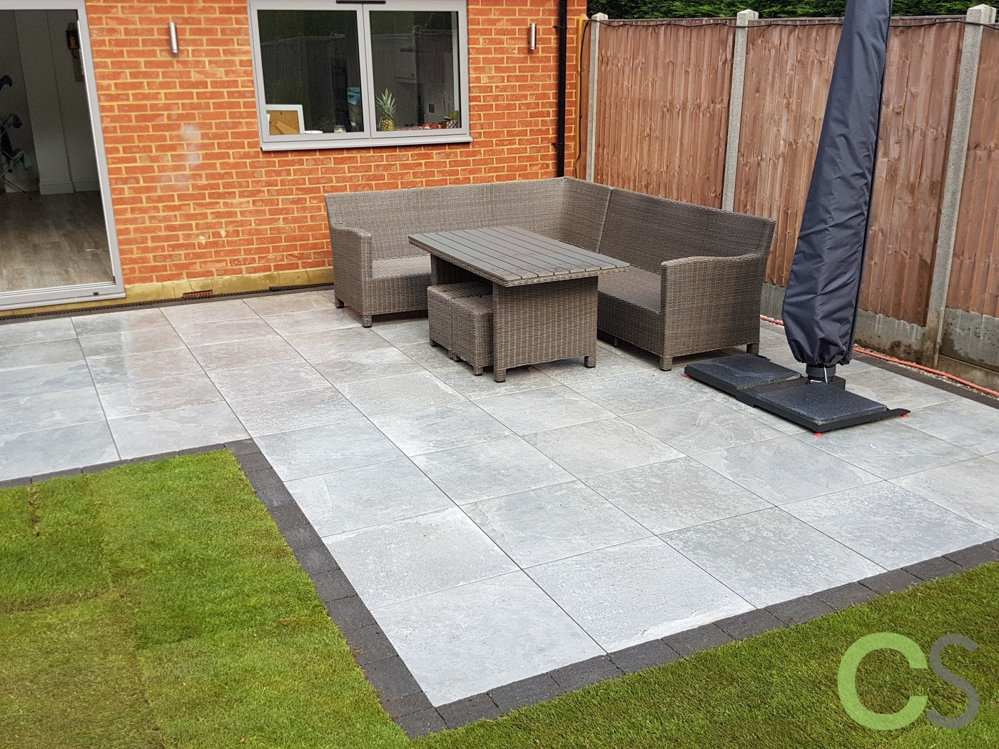 Country Supplies Extreme Grey Porcelain Paving 60 x 60 x 2cm Two Pack 0 ...
