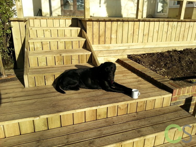 Pattern D Decking 32 x 120mm x 5.4m, Country Supplies