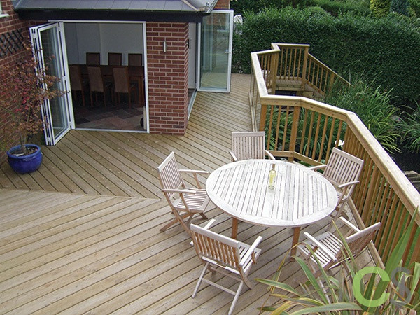 Pattern D Decking 32 x 120mm x 5.4m, Country Supplies