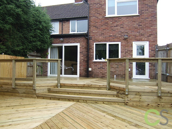 Pattern D Decking 32 x 120mm x 5.4m, Country Supplies