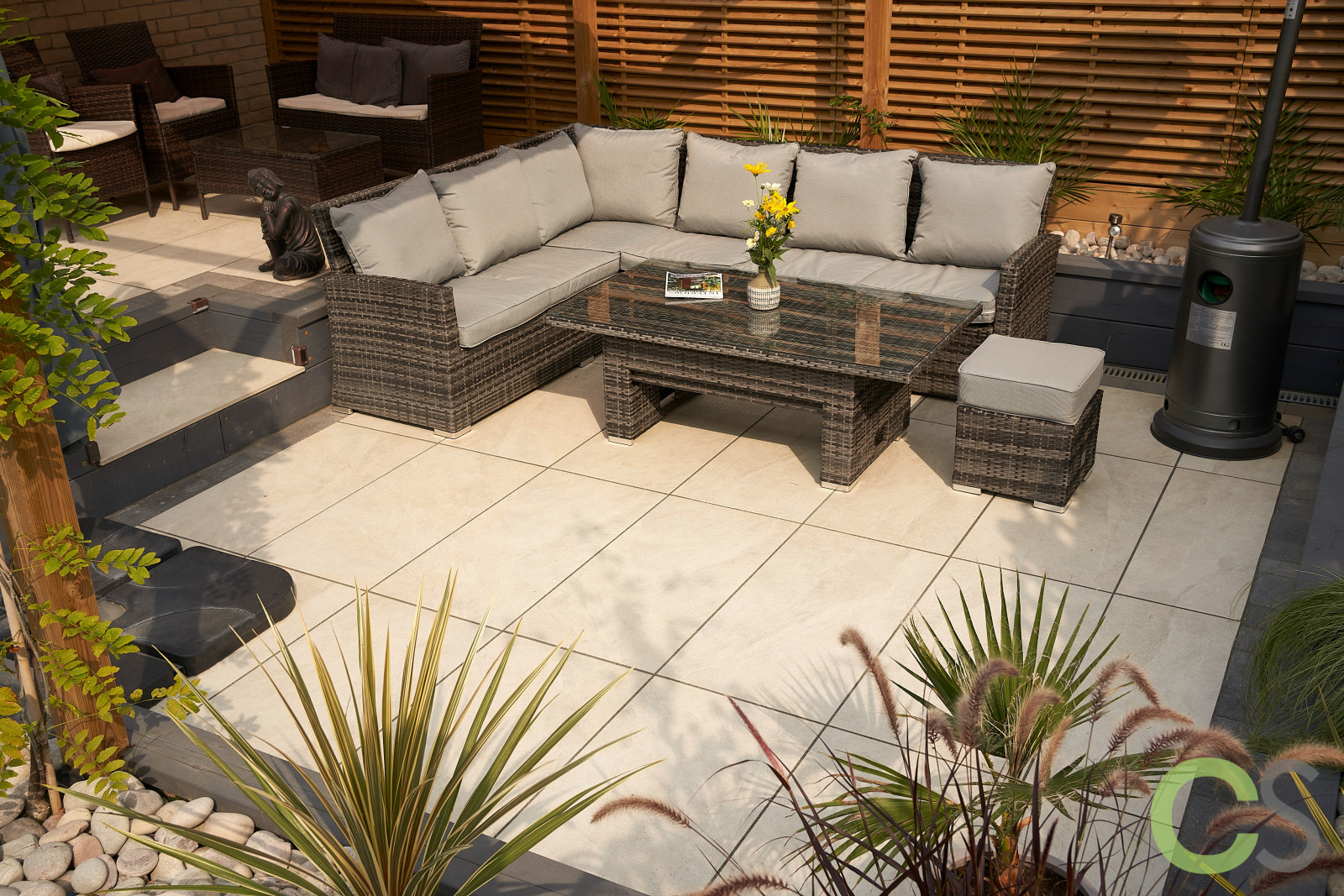 Global Stone Siena Dover Porcelain Paving 500 x 1000mm Pack 21m² ...