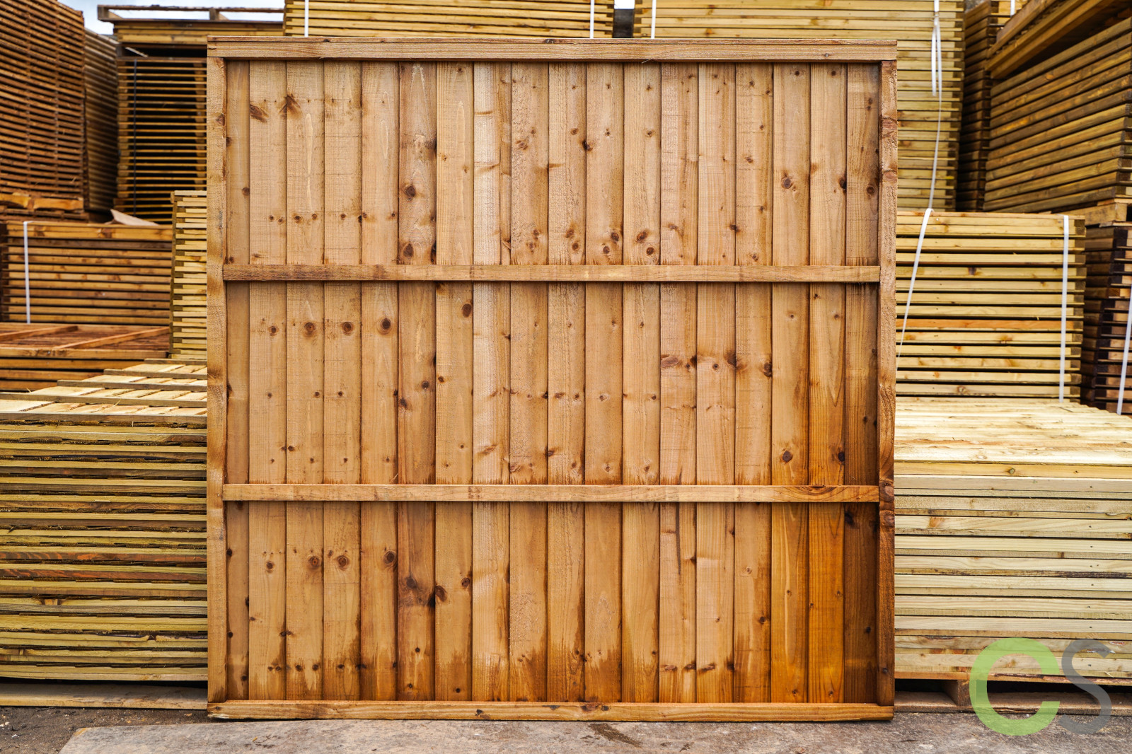 Closeboard Panel Brown 6' x 6', Country Supplies