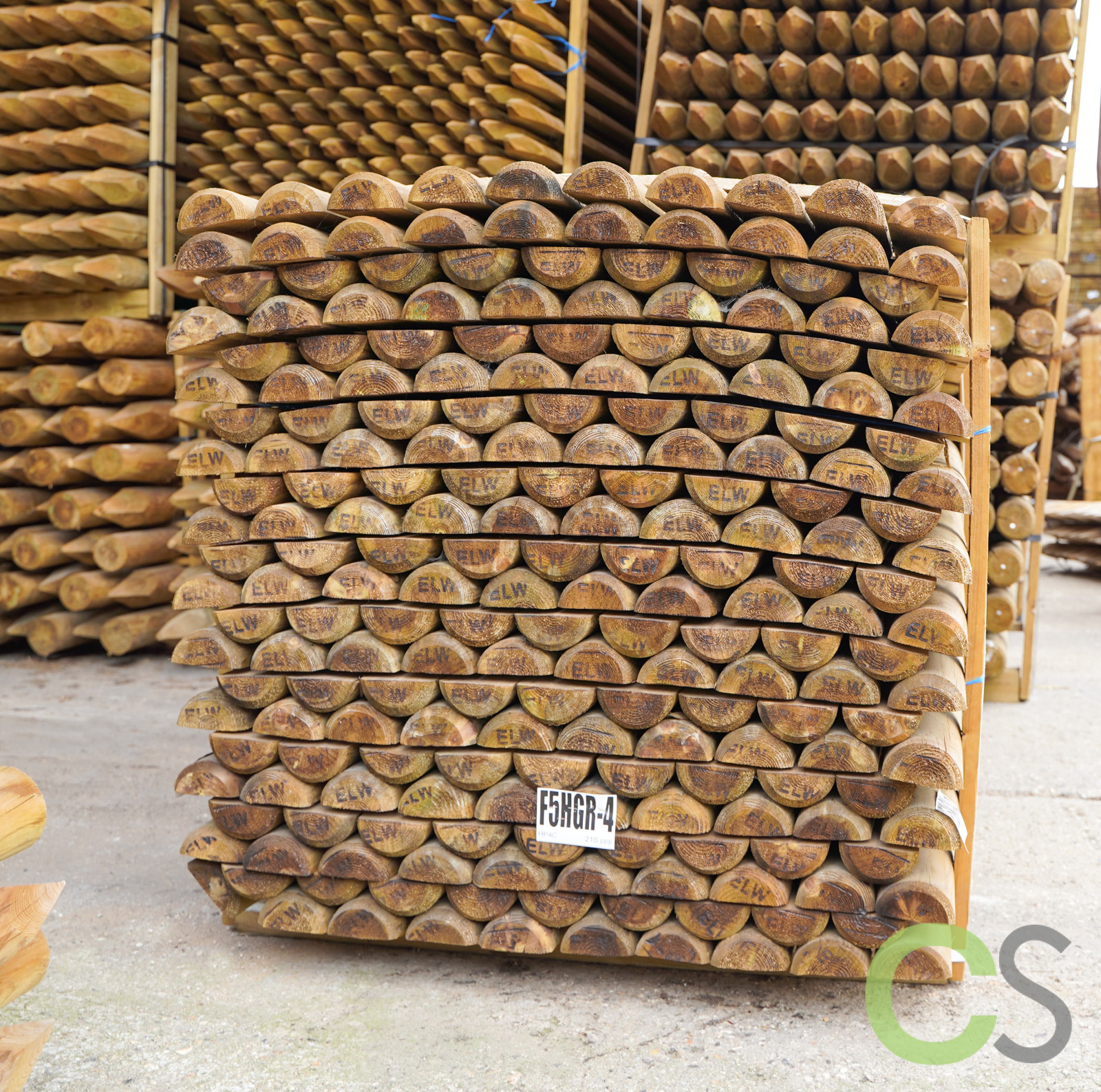 Half Round Rail 100mm x 3.66m, Country Supplies