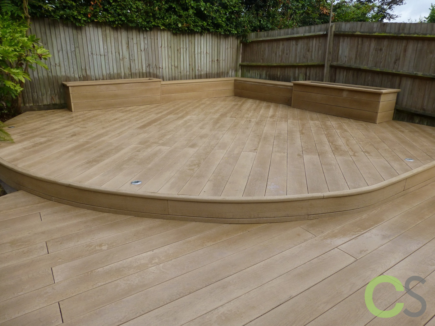 Millboard Weathered Oak Vintage Edging Bullnose Flexible 50 x 32 x ...