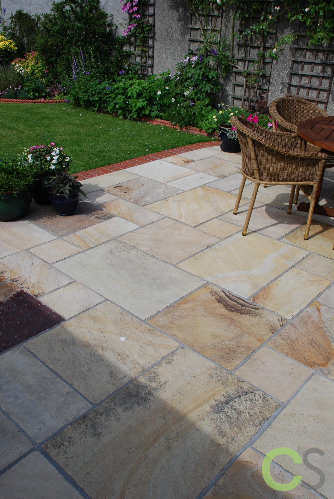 Global Stone Premium Sandstone Mint Paving 4 Size Project Pack 15.30m² ...
