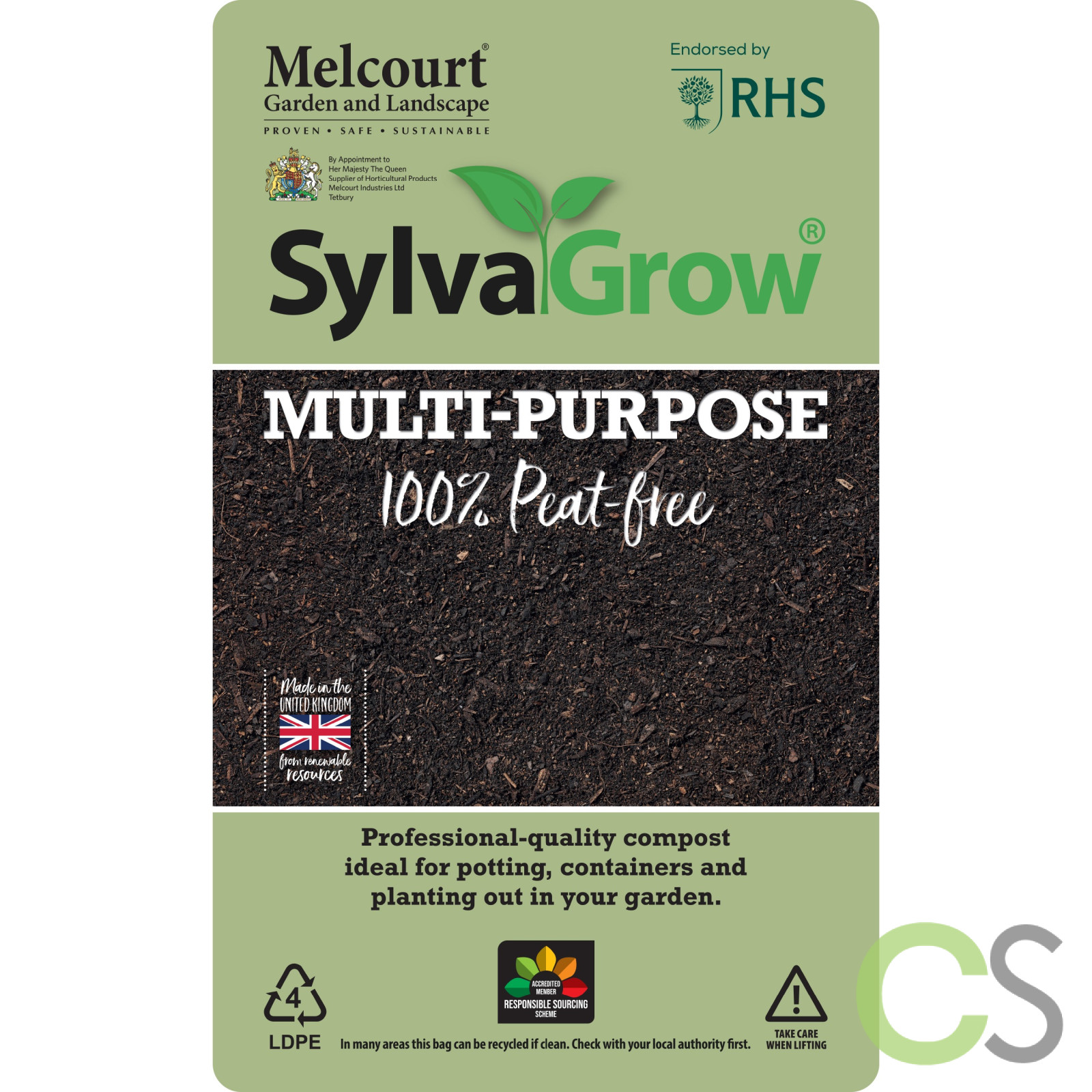 Melcourt SylvaGrow Multi-Purpose Compost 38 x 40 Litre Bags (½ Pallet ...