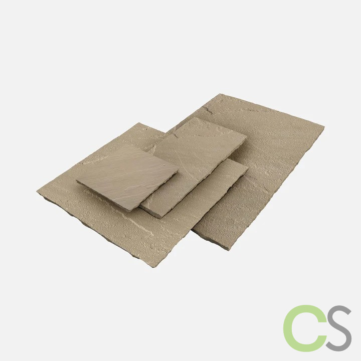 Global Stone Premium Sandstone York Green Paving 4 Size Project Pack 15 ...
